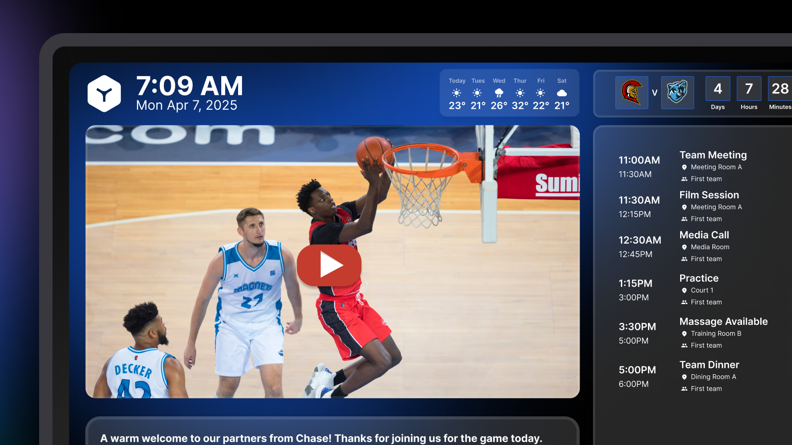 Staying Aligned: How Digital Displays Drives Club-Wide Communication | Teamworks