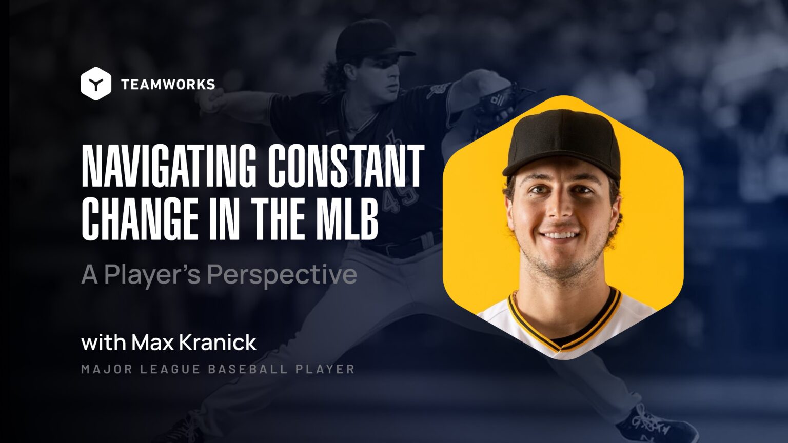 Jake McCarthy, jugador de la MLB, en Teamworks Hub | Teamworks